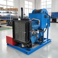 China 150 bar 130 L/min Diesel Sewer Jetting Machine for 800 mm Pipe Cleaning with Hydraulic Reel for sale