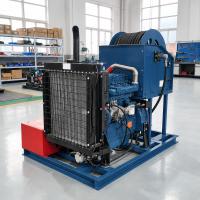 China 150 bar 130 L/min Diesel Skid Jet Sewer Cleaning Machine for 800 mm Industrial Wastewater Pipes for sale