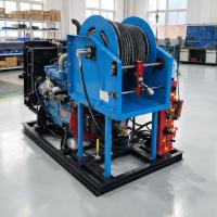China 150 bar 130 L/min Diesel Jet Sewer Cleaning Machine for 800 mm Pipe Descaling for sale