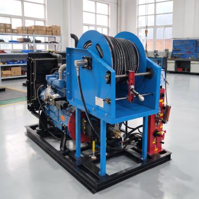 China 150 bar 130 L/min High Pressure Sewer Cleaner for 800 mm Drain Pipe Cleaning Machine for sale