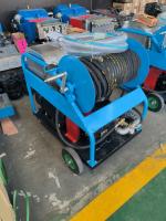 China 200 bar 85 L/min 30 kW Electric Trailer Mounted Jet Sewer Cleaning Machine for Municipal Drain Cleaning for sale