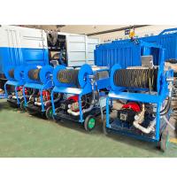 China 250 bar 60 L/min Electric Drive Jet Sewer Cleaning Machine for Industrial Drain Pipe Descaling for sale