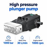 China 1000bar 30L/min High Pressure Water Jetting Pump 90kW Ultra High Pressure Plunger Pump for Hydro Demolition for sale