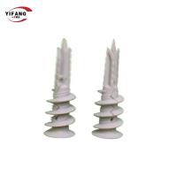 China Iso Certified Plastic Wall Anchors White For Drywall for sale