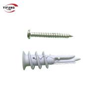 China 100 Lb Plastic Hollow Wall Anchors Easy Screw In Gyprock for sale