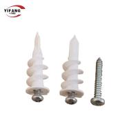 China Diy Plastic Wall Anchors Hollow Small Sheetrock Kits for sale