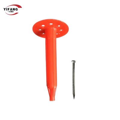 China Green HDPE Wall Insulation Anchors with 60mm Disc and Stainless Steel Nails - 30-250mm Length Options for sale