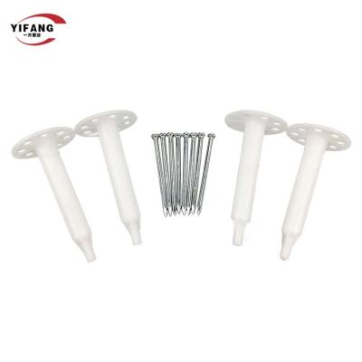 China HDPE Plastic Insulation Fixing Nails 30-250mm Length with 60mm Disc for External Wall Systems for sale