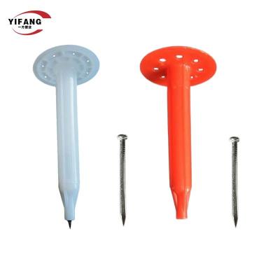 China 250mm HDPE Insulation Fasteners with 60mm Sealing Washer for XPS Wall Insulation Systems for sale