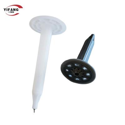 China 62mm Wall Plug Insulation Fastener with 60mm Disc - HDPE Plastic Construction Anchors for Supporting Pins for sale