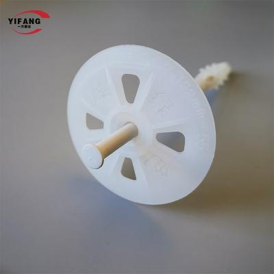 China HDPE Plastic Insulation Anchors 60mm Head Diameter with 80mm 100mm 150mm Length Options for External Wall Systems for sale