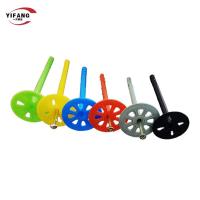 China 60mm Head Plastic Insulation Fasteners with Gasket - 80-150mm Lengths, 8-10mm Shank Diameter for Wall Anchors for sale