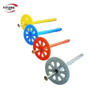 China Galvanized Steel Wall Plug Plastic Insulation Anchors Screws Fasteners for sale