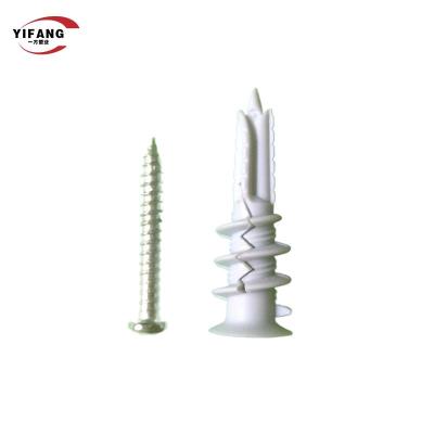 China 19-42mm Plastic Drywall Anchor Fasteners DIN Standard - 10×33mm to 15×33mm Nylon/PE/POM Construction Anchors for sale