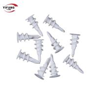 China High Rigidity Plastic Wall Anchors 10-15mm with 3-4.5mm Screw Compatibility for Drywall and Building Materials for sale