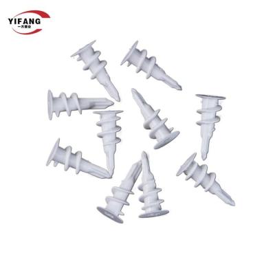 China High Rigidity Plastic Wall Anchors 10-15mm with 3-4.5mm Screw Compatibility for Drywall and Building Materials for sale