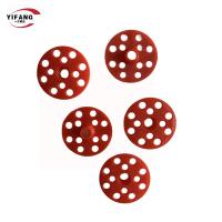 China Red Thermal Insulating Foam Board Washers 50mm 60mm Plastic Gaskets for Nails with 6-10mm Inner Diameter for sale