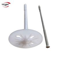 China Insulation Fixing Pins and Washers 220mm with Plastic Screw Anchors - PE/PP Material, 50-60mm Disc Options for sale