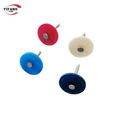 China Electro-Galvanized Plastic Cap Roofing Nails 3/4