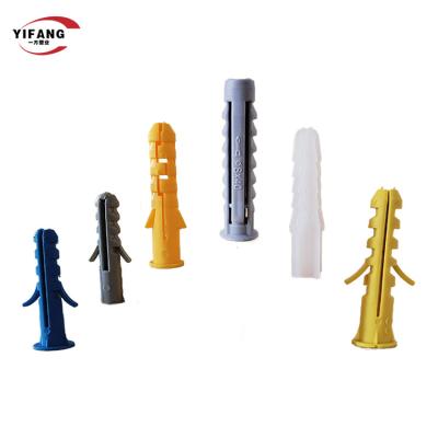 China PE Screw Wall Plug 8*50 Plastic Expansion Anchor for sale