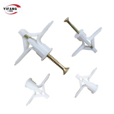 China Lightweight Gypsum Board Wall Anchors - PE/Nylon Hollow Drywall Expansion Bolts with SGS/ROHS/UL Certification for sale