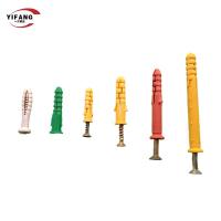 China High Bearing Capacity Plastic Expansion Anchor Wall Inserts - 6-14mm Sizes, 200°C Temperature Rating, ISO Certified for sale