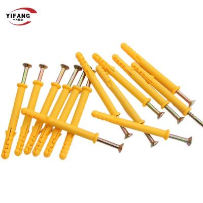 China 8×40mm Rubber Nylon Plastic Wall Plug Anchor - PE/PP Construction Material Fastener with Multiple Size Options for sale