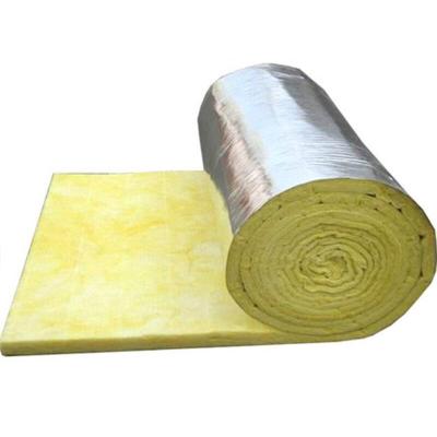 China 60kg/m³ Density Fiberglass Mesh Cloth Fireproof Insulation - 30mm-120mm Thickness, 400℃ Temperature Resistance for sale