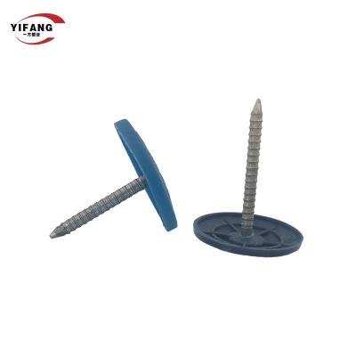 China Plastic Cap Roofing Nails with 1