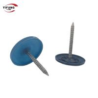 China High Carbon Steel Plastic Cap Roofing Nails with 1
