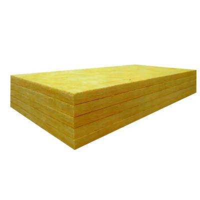 China 25mm-200mm Glass Wool Insulation Panels with 350℃ Service Temperature and 0.032-0.042 W/m·K Thermal Conductivity for sale