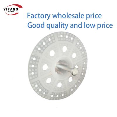 China White Plastic Concrete Wall Anchors with 50mm/60mm Washer and 20-250mm Tube Length for Insulation Systems for sale