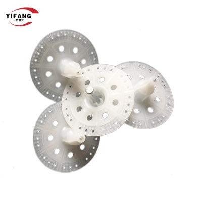 China High Strength Exterior Wall Anchors & Foam Board Fasteners 20-250mm Length with 50mm Disc Anti-Corrosion HDPE for sale