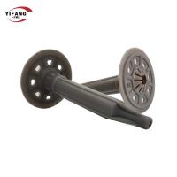 China 60mm Zinc Plating HDPE Insulation Nail With Plastic Frame for sale