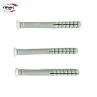 China White Plastic Expansion Anchor Drywall Screw Fasteners ISO Standard - 5×25mm to 10×160mm Sizes for Thermal Insulation for sale