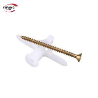China 13×30mm High Pressure Plastic Wall Anchors for Gypsum Board - 80KG Capacity PE/Nylon Construction for sale