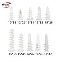 China High Durability 15*33 Mm Plastic Wall Anchors Oem Quick Delivery for sale