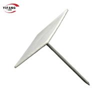 China Stainless Steel 50x50mm Insulation Stick Pins for Glass Wool Fixing - 2.67mm Diameter, 20-300mm Length Options for sale