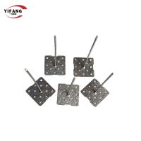 China Rock Wool Fixing Insulation Pins 35×35mm Base with 20-300mm Pin Length for HVAC Duct Installation for sale