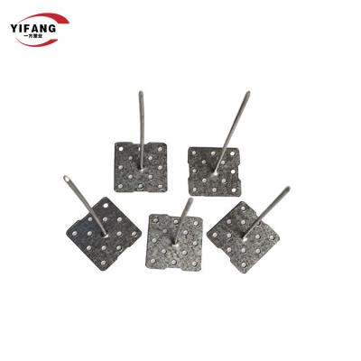 China Rock Wool Fixing Insulation Pins 35×35mm Base with 20-300mm Pin Length for HVAC Duct Installation for sale