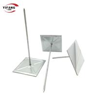 China OEM Galvanized Self Adhesive Insulation Pins - 20-300mm Length, 25-50mm Base Size Options for sale