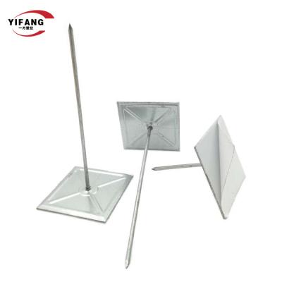 China OEM Galvanized Self Adhesive Insulation Pins - 20-300mm Length, 25-50mm Base Size Options for sale