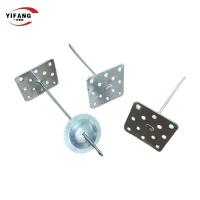China Hvac Parts 50mm Self Adhesive Insulation Hangers Aluminium for sale