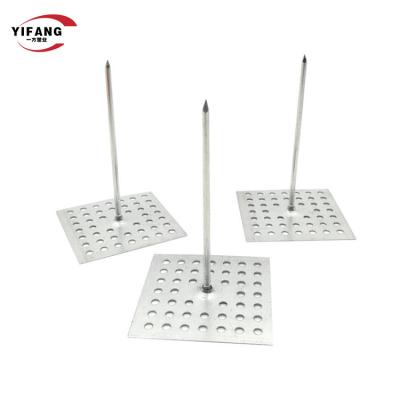 China 35×35mm Steel Aluminum Self-Adhesive Insulation Pins with ±0.1mm Tolerance for HVAC Duct Systems for sale