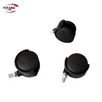 China 50mm Nylon Office Chair Caster Wheels Heavy Duty Universal 35mm & 38mm Pole Sizes for sale