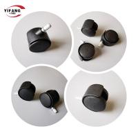 China OEM 50mm Nylon Caster Wheels with Brake for Furniture - 35×35mm & 38×38mm Pole Options for sale
