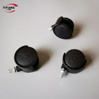 China PP Material Flower Pot Wheels 40mm 50mm Office Chair Casters with Brake for Smooth Item Movement for sale