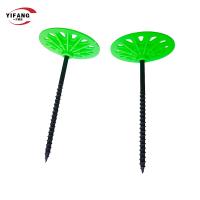 China 55mm Green Plastic Insulation Washers for Fixing Soft Insulation for sale