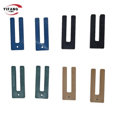 China High Load Capacity Plastic Packers 10mm Thickness with 5 Ton Capacity for Window and Door Installation for sale
