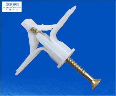 China White Plastic Insulation Fixings - Hammer-In Design with 8×62 to 10×202 mm Sizes for External Wall Applications for sale